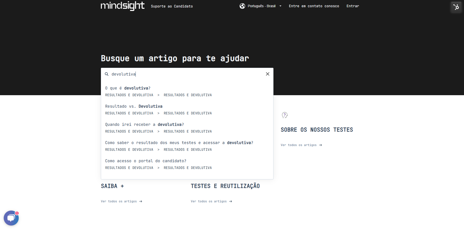 Como visualizar os artigos da Central de Ajuda?